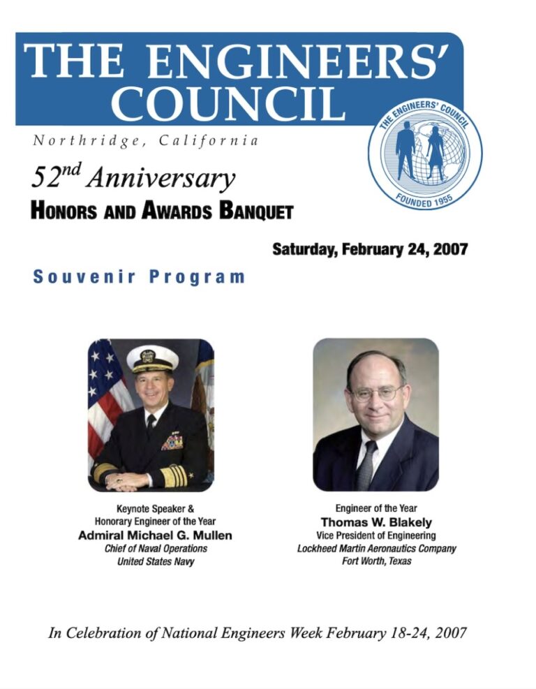 Banquet Programs – EC